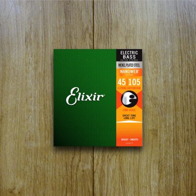 Elixir 14077 Nickel 45-105 - Tanne Bass Corner