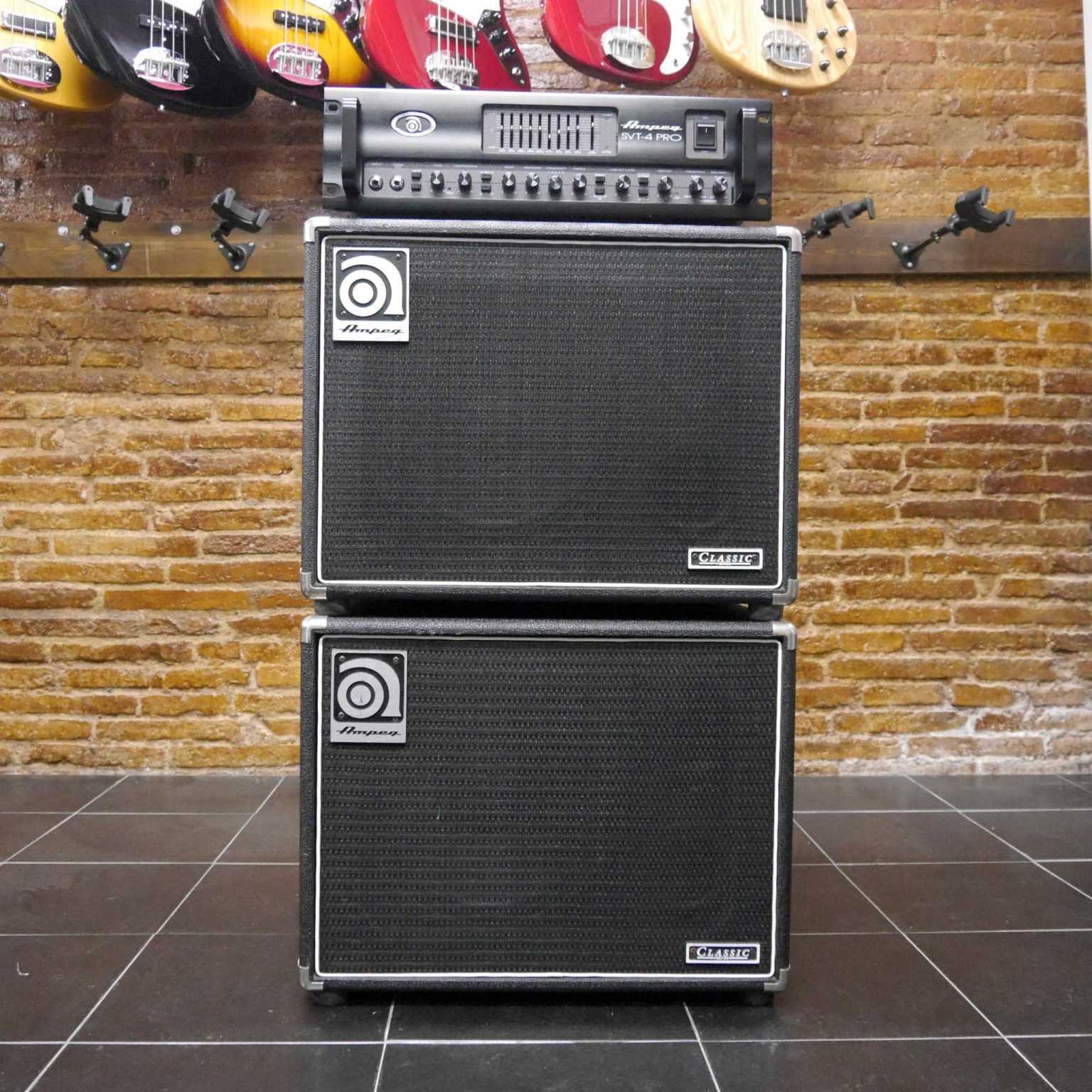 Ampeg stack SVT4 Pro + 2 x SVT 12HE Classic - Segunda Mano - Tanne Bass ...